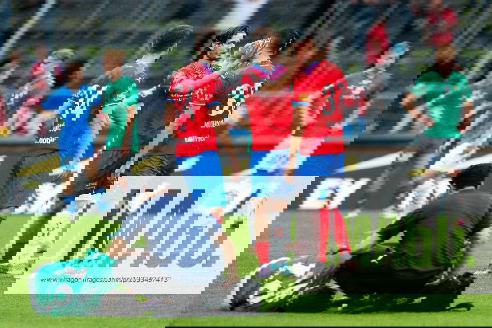 230819 Helsingborgs Wilhelm Loeper and Amar Muhsin celebrate after the ...