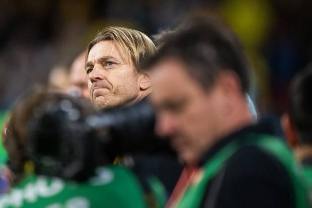 230819 Head coach Tony Gustavsson of Australia ahead of the FIFA Womens ...