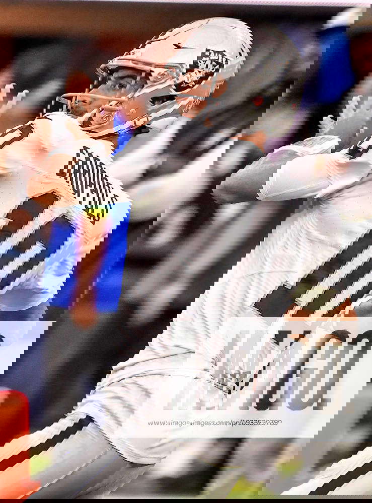 August 19, 2023 Inglewood, CA.Las Vegas Raiders quarterback Jimmy ...