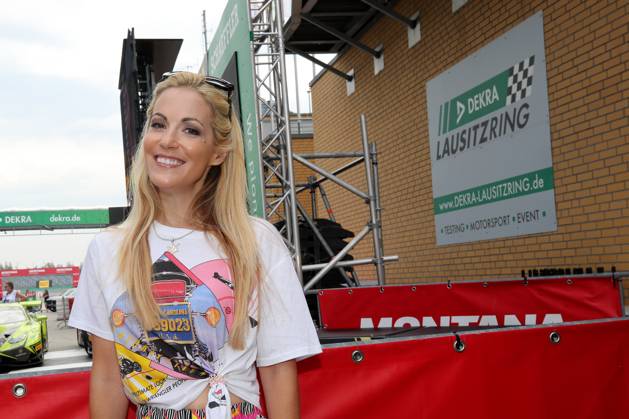 Andrea Kaiser TV presenter at the DTM round in Zandvoort NL Copyright ...