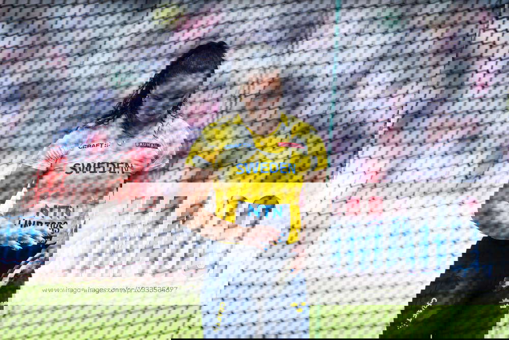 230820 Caisa Marie Lindfors of Sweden competes in the womens discus ...