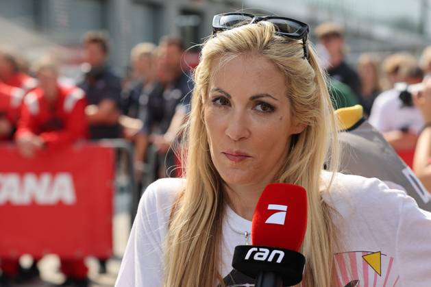 Andrea Kaiser TV presenter at the DTM round in Zandvoort NL Copyright ...