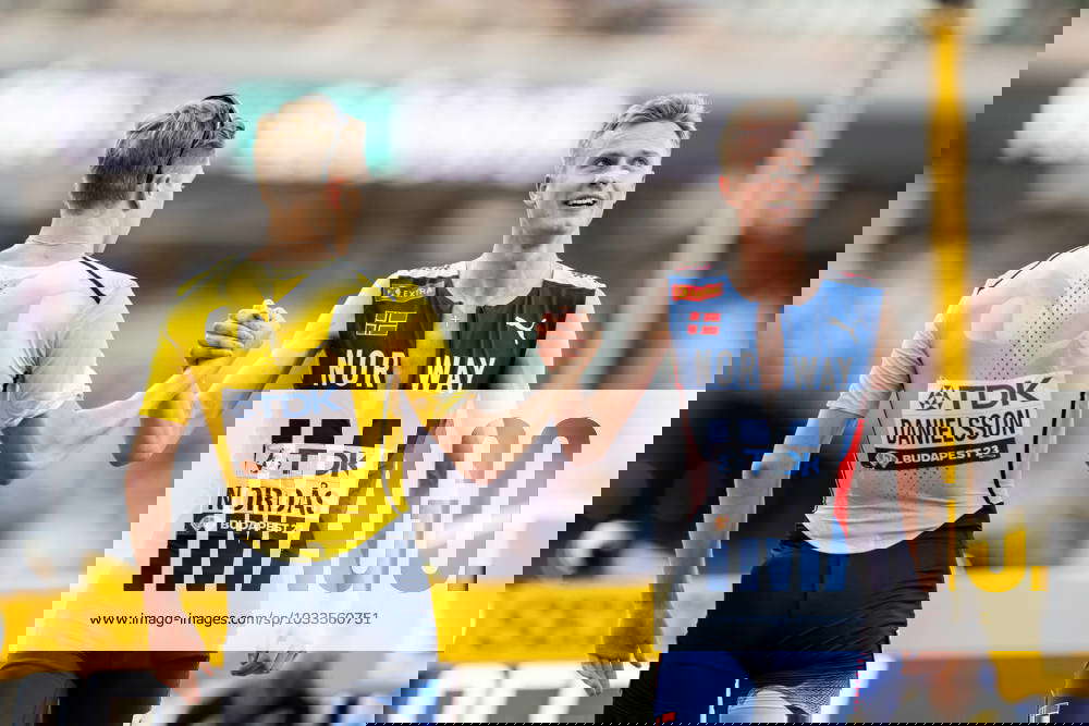 230820 Emil Danielsson of Sweden and Narve Gilje Nordas of Norway after ...