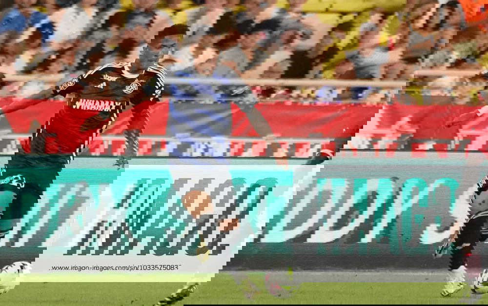 Angelo Gabriel (RC Strasbourg) FOOTBALL : AS Monaco vs RC Strasbourg ...