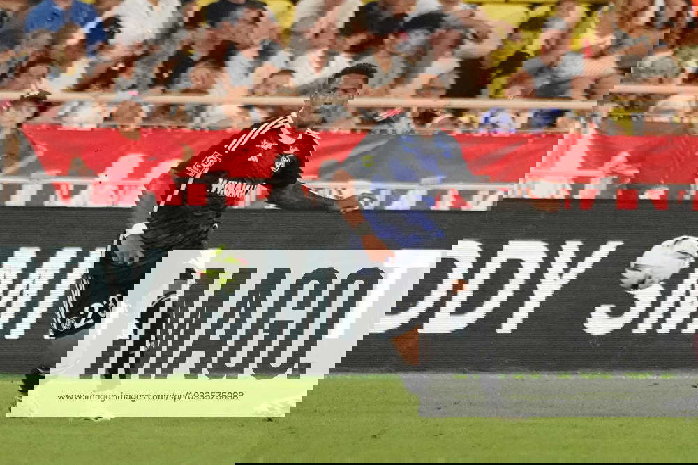 Angelo Gabriel (RC Strasbourg) FOOTBALL : AS Monaco vs RC Strasbourg ...