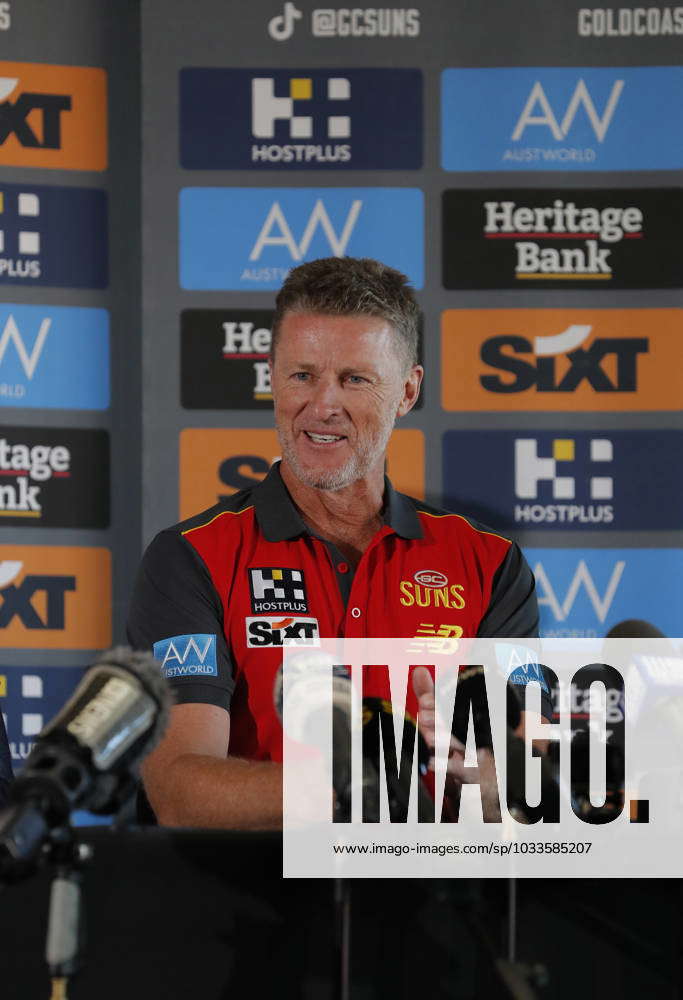 AFL SUNS DAMIEN HARDWICK SIGNING, Newly-appointed Gold Coast Suns Senior Coach Damien Hardwick speak