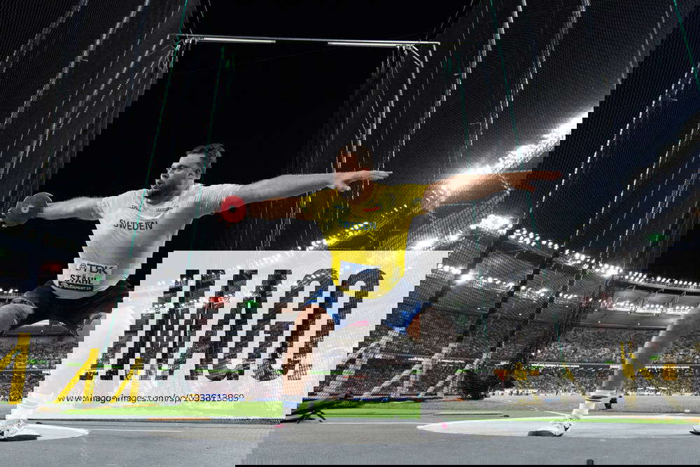 230821 Daniel Stahl of Sweden competes in men?s discus throw final ...