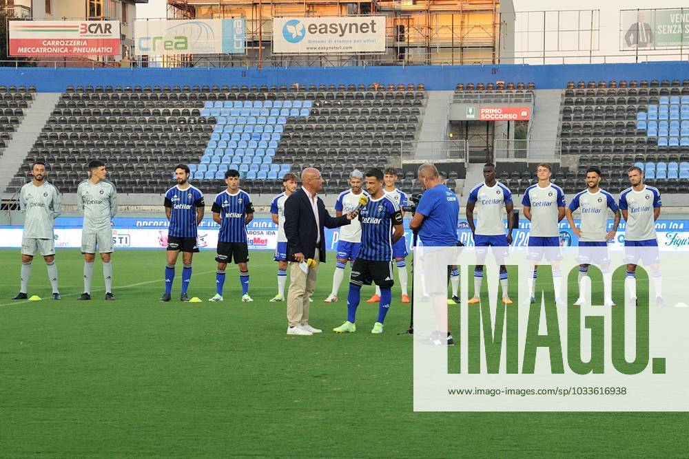 Italian soccer Serie B match - Pisa SC team presentation Gaetano ...