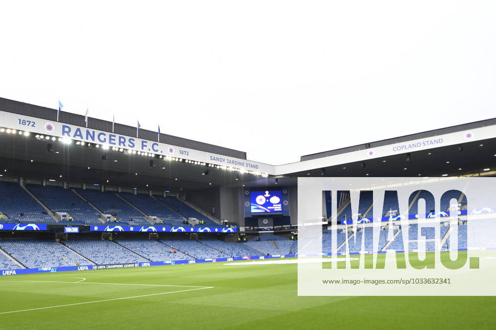 Rangers v PSV Eindhoven UEFA Champions League General view of the ...