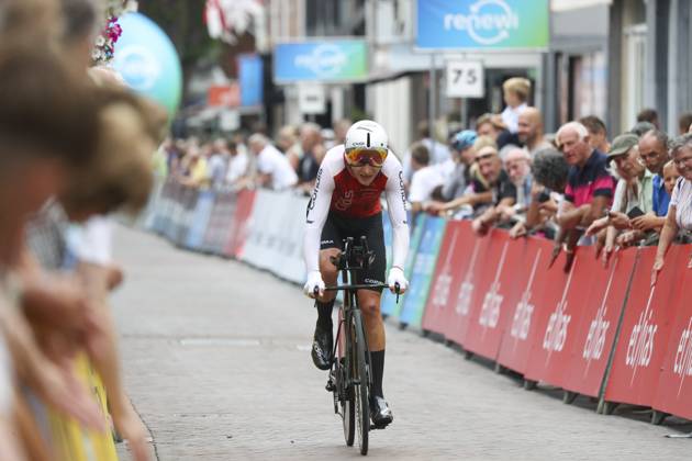 Belgian Christophe Noppe pictured in action during the second stage of ...