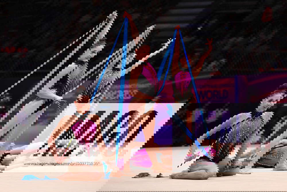 Team Israel 3 ribbons 2 balls during Rhythmic Gymnastic - World ...