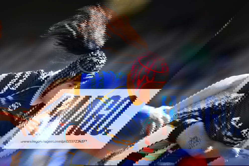 NRLW EELS COWBOYS, Tyla Amiatu of the Eels is tackled during the NRLW ...