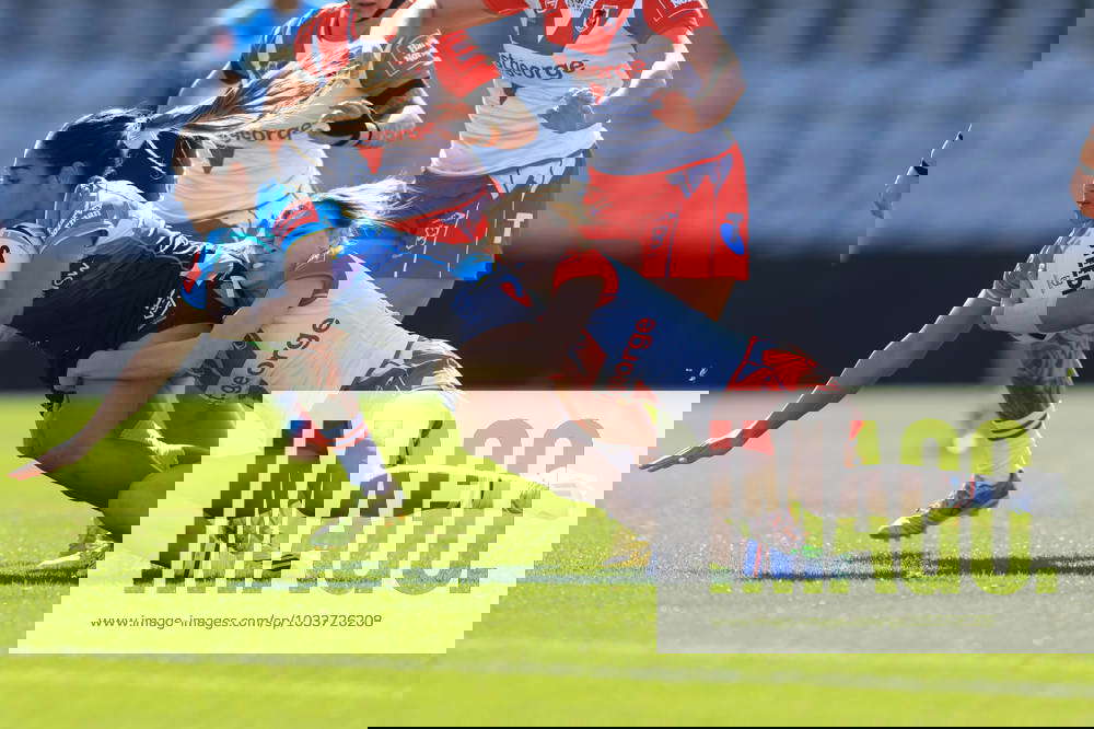 NRLW DRAGONS TITANS, Destiny Mino-Sinapati of the Titans is tackled ...