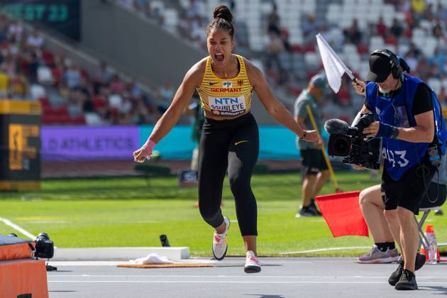 Yemisi Ogunleye MTG Mannheim, Germany , Shot Put Women Shot Put Women ...