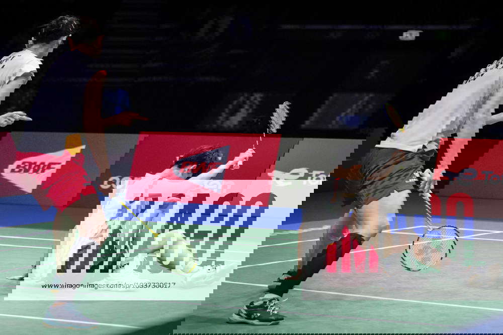 Zhang Shu Xian and Zheng Yu of China during their semi final womans ...