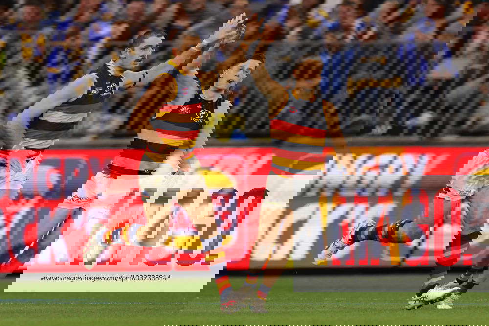 AFL EAGLES CROWS, Taylor Walker of the Crows celebrates after kicking a ...