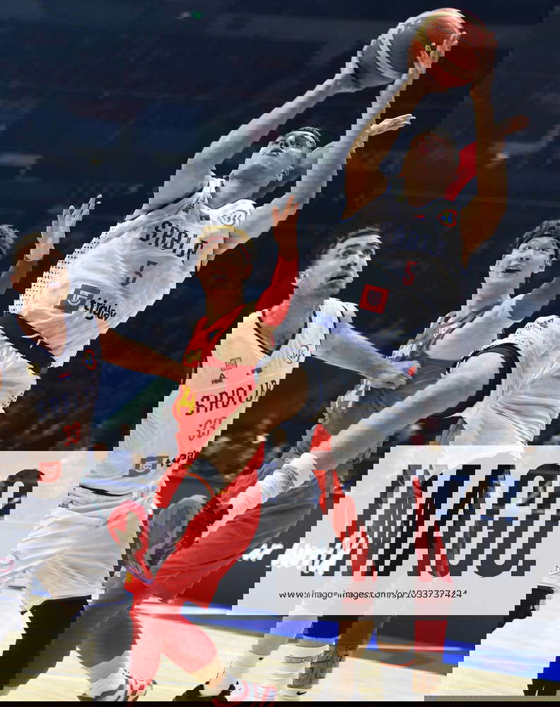 SERBIA vs CHINA NIKOLA JOVIC, basketball player of Serbia at the FIBA ...