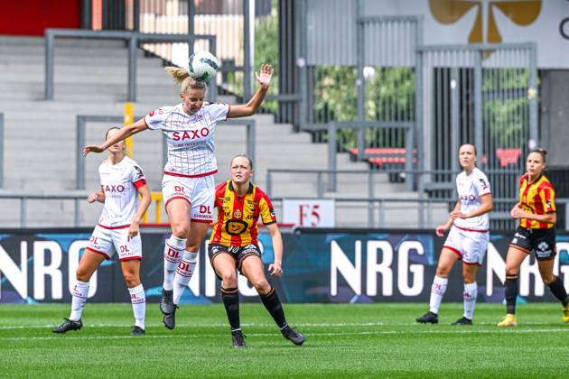 KV MECHELEN VS ZULTE WAREGEM Amber Bert (10) of Zulte-Waregem pictured ...