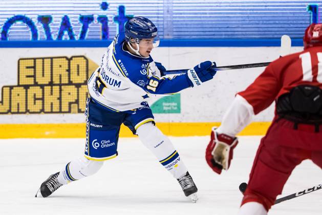Leksands Felix Unger Sörum during the SHL ice hockey match between Leksand and Skelleftea on in
