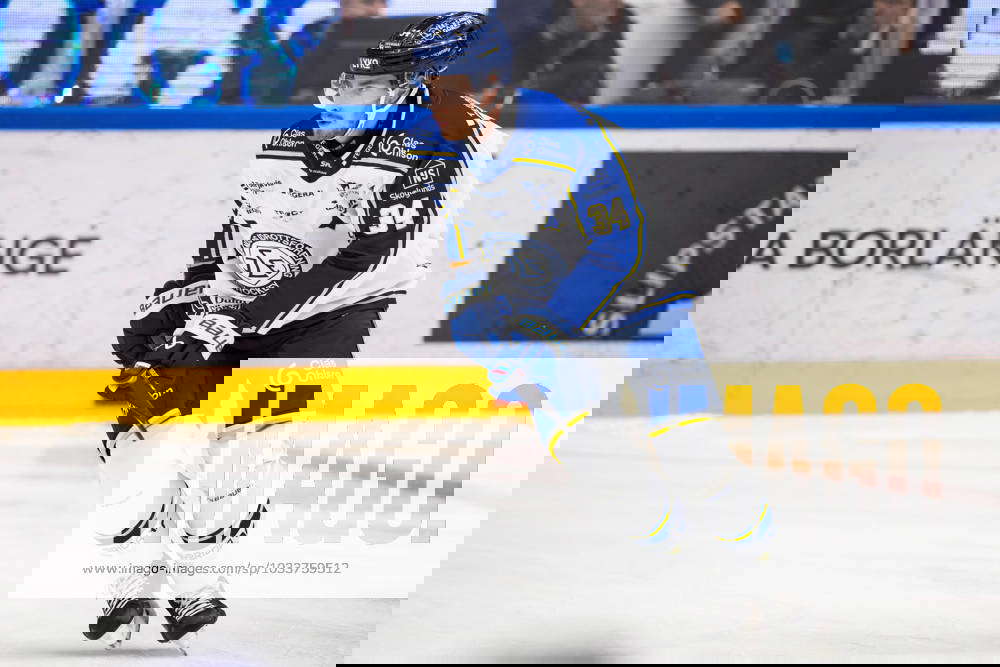 230826 Leksands Peter Cehlarik during the ice hockey game in the ...