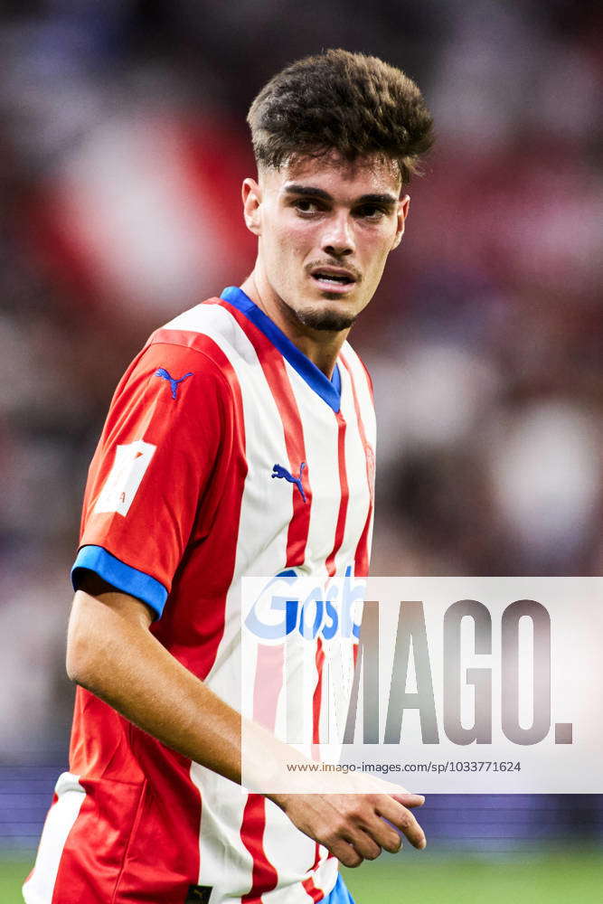 August 26, 2023: Miguel Gutierrez of Girona FC looks on during the ...