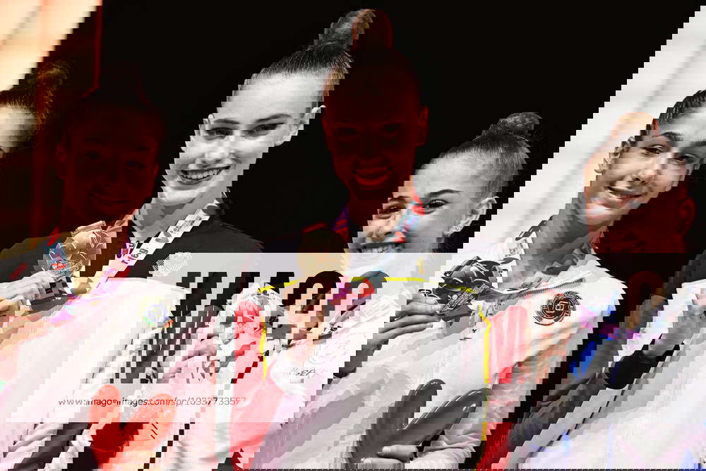 Winners Sofia Raffaeli ITA, Darja Varfolomeev GER, Daria Atamanov ISR ...