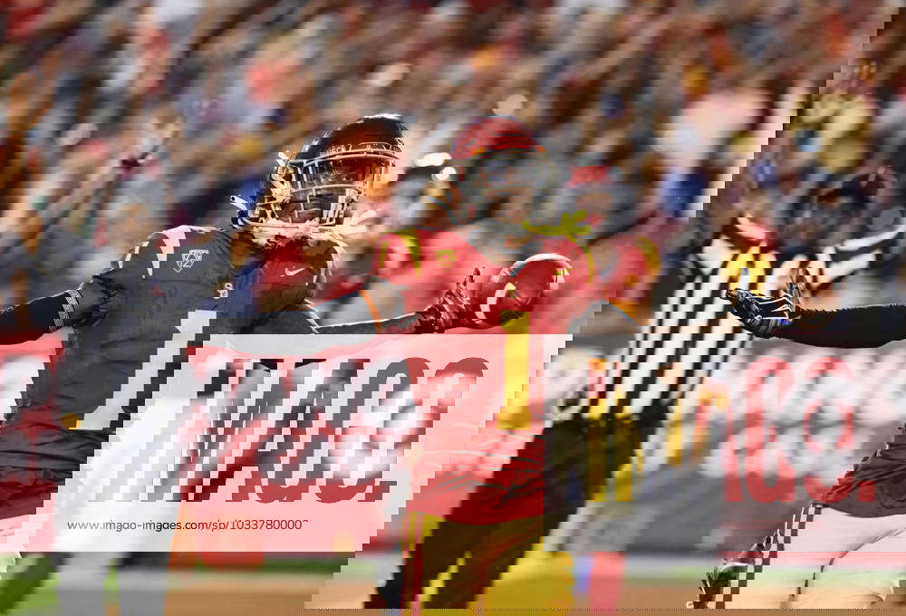 August 26 2023 USC Trojans Wide Receiver Zachariah Branch 1 Celebrates august-26-2023-usc-trojans-wide-receiver-zachariah-branch-1-celebrates
