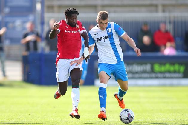Barrow v Wrexham - Sky Bet League 2 Barrow s George Ray during the Sky ...