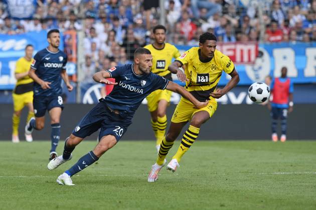 Ivan Ordets VfL Bochum , Sebastian Haller Borussia Dortmund , v re 26 ...