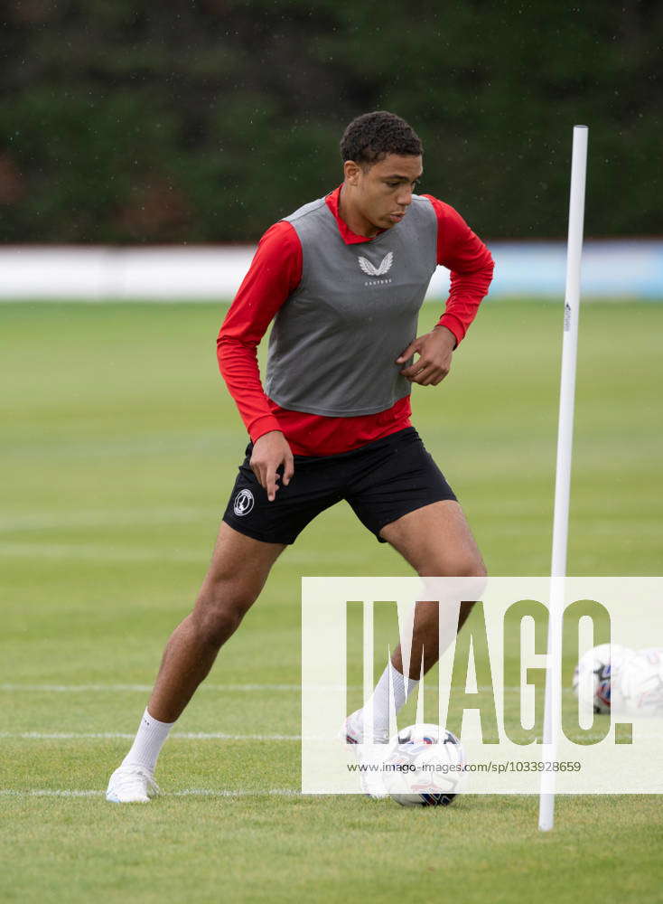 Charlton Athletic Training Miles Leaburn of Charlton Athletic of ...