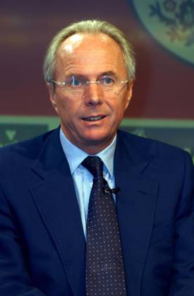 SVEN-GORAN ERIKSSON Manager of England Football Announcing the squad ...