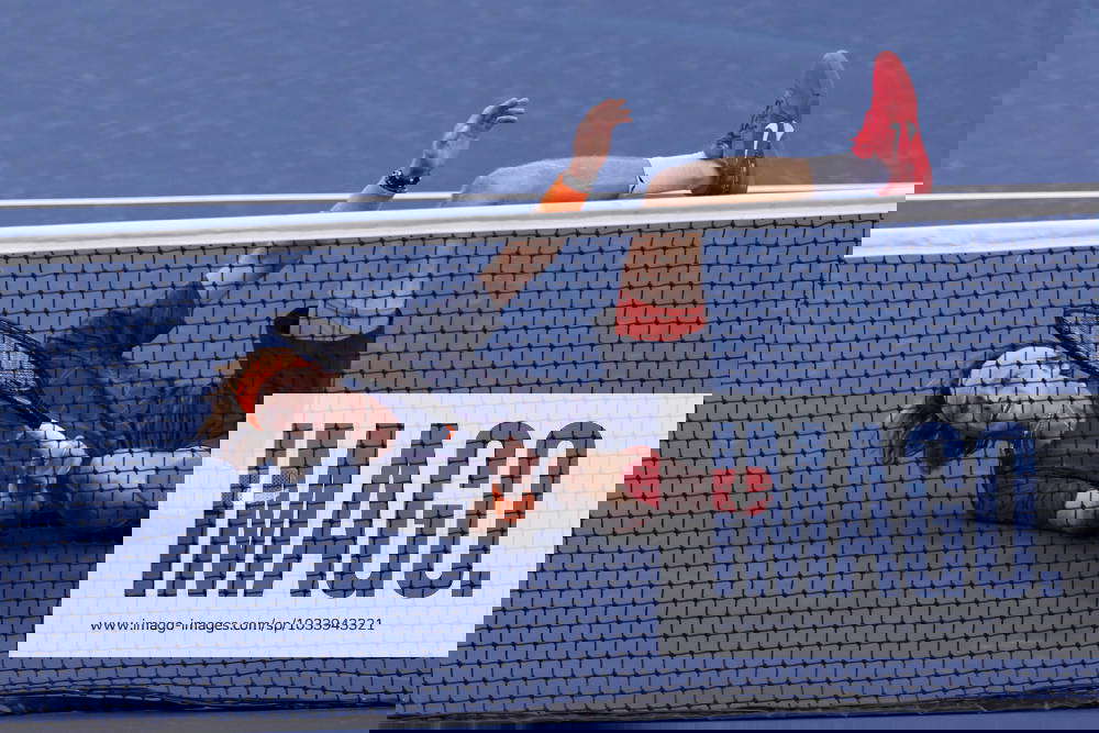 Tennis: US Open Aug 31, 2023; Flushing, NY, USA; Andrey Rublev falls ...