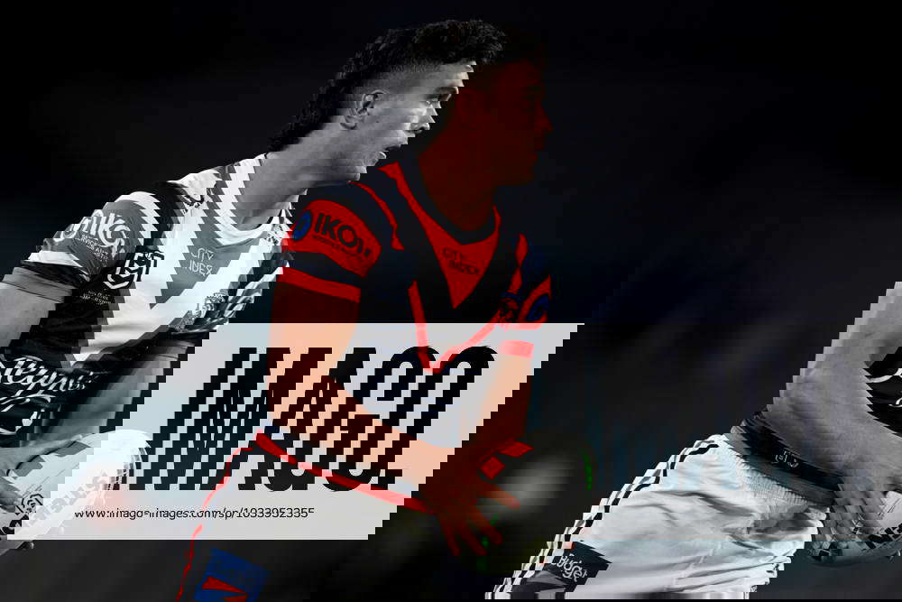 NRL RABBITOHS ROOSTERS, Joseph-Aukuso Suaalii of the Roosters during ...