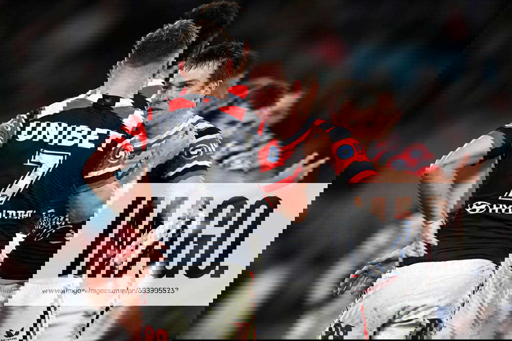 NRL RABBITOHS ROOSTERS, Luke Keary of the Roosters celebrates with Sam ...