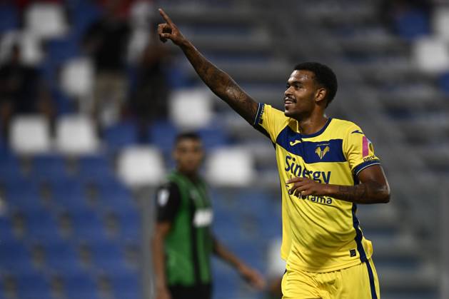 US Sassuolo v Hellas Verona FC - Serie A Cyril Ngonge of Hellas Verona ...