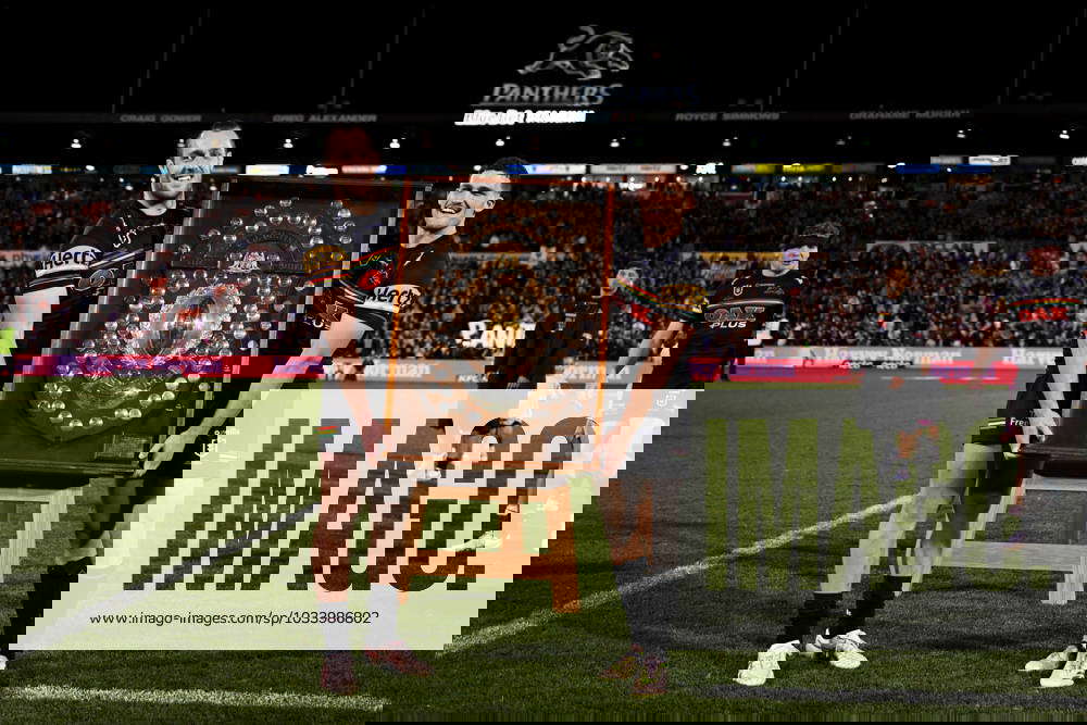 NRL PANTHERS COWBOYS, Panthers co-captains Issah Yeo and Nathan Cleary ...