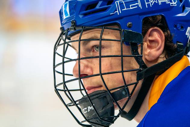 Leon Muggli 41 EV Zug during the National League preparation ice hockey ...
