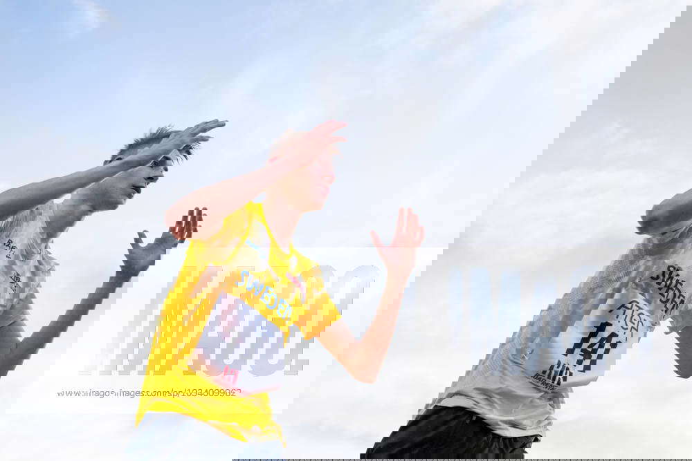 Albin Eriksson of Sweden looks dejected during men s high jumpduring ...