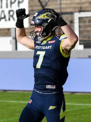 Louis Geyer Stuttgart Surge 7, touchdown, Stuttgart Surge vs Milano ...