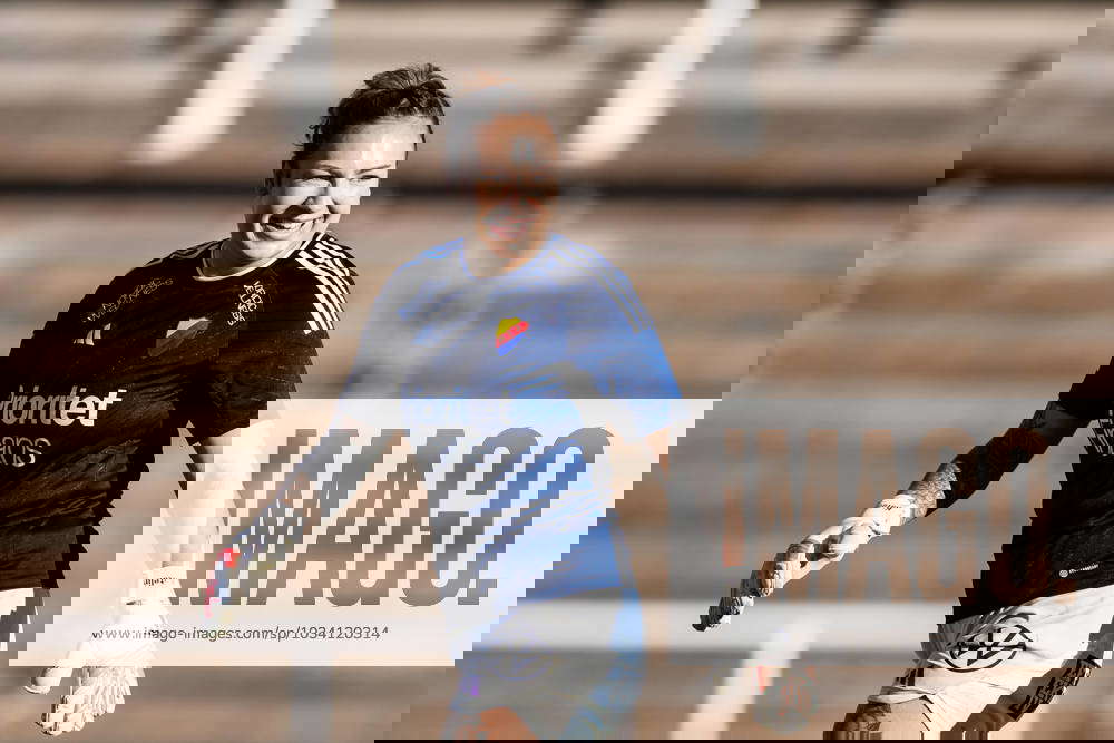 230904 Djurgardens goalkeeper Katelin Talbert during the warm-up for ...