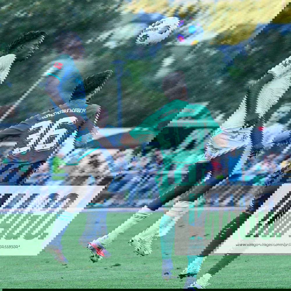 While Jacob Italiano Borussia Moenchengladbach, 36 waits for the ball ...