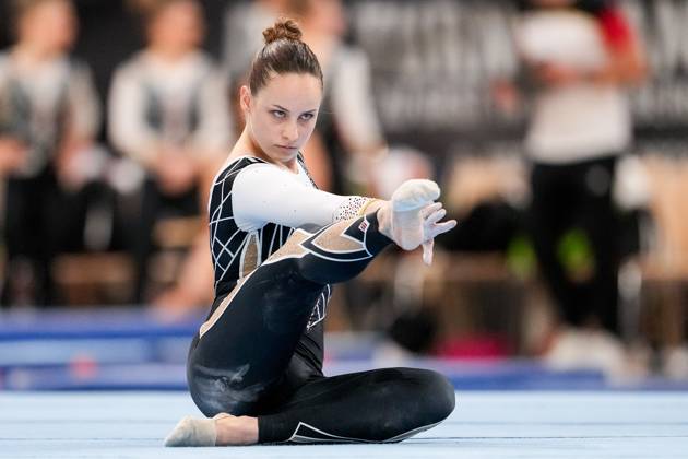 Sarah Voss Germany, TZ DSHS Cologne, on the floor FX, Floor Exercise ...