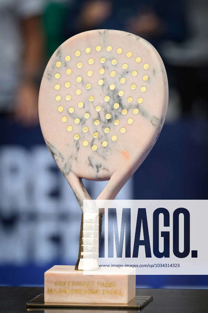 Greenweez Paris Major Men trophy during the Greenweez Paris Premier ...