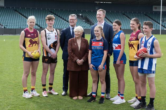 AFL TASMANIA BOARD, Ella Nast, Sam Husband, Chair Grant O Brien, Julie ...