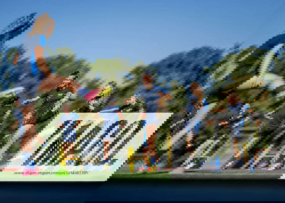 Leipzigs Korina Janez training RB Leipzig women on 6 September 2023 Red ...