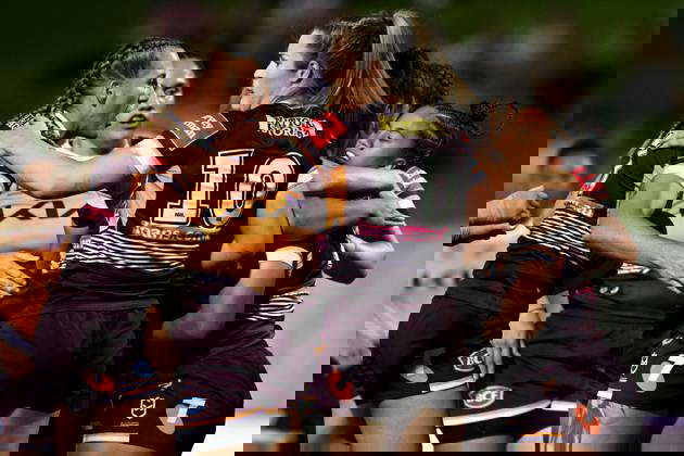 NRLW DRAGONS BRONCOS, Destiny Brill of the Broncos celebrates after ...