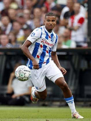 ROTTERDAM - Denzel Hall of SC Heerenveen during the Dutch Eredivisie ...