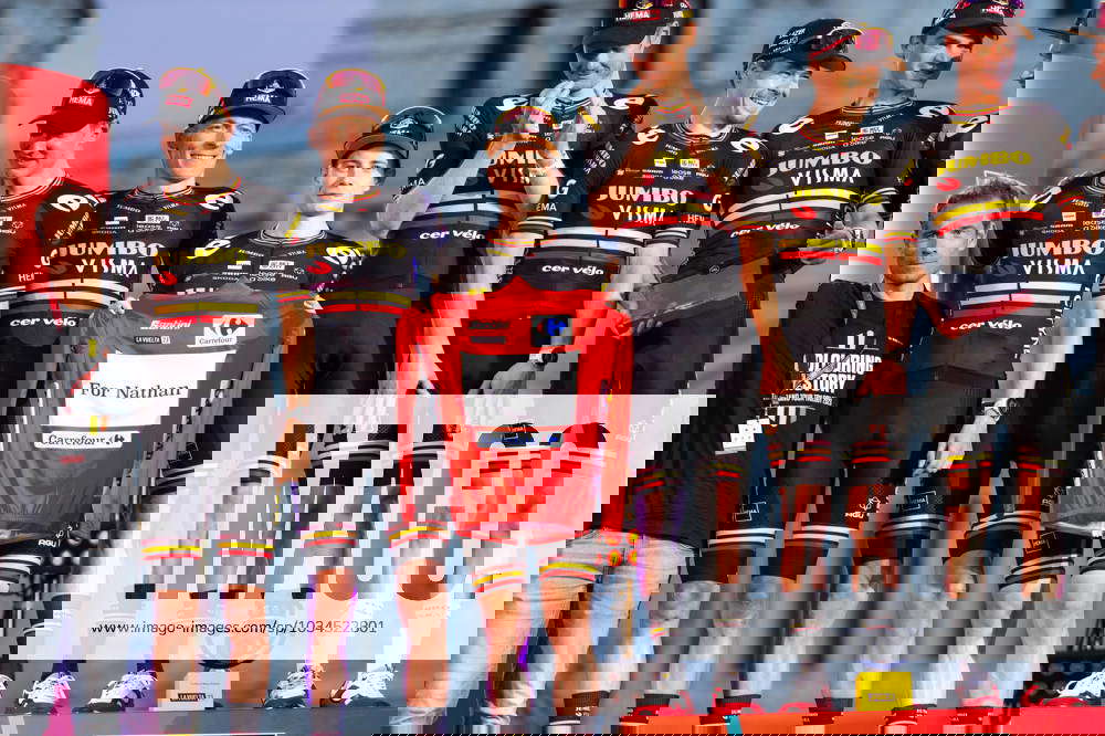 Madrid, Madrid, Spain: The Jumbo Visma Team Wilco Kelderman, Robert Gesink, Jonas Vingegaard, Dylan