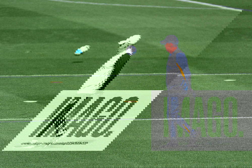 UEFA Champions League football match - Training session and press ...