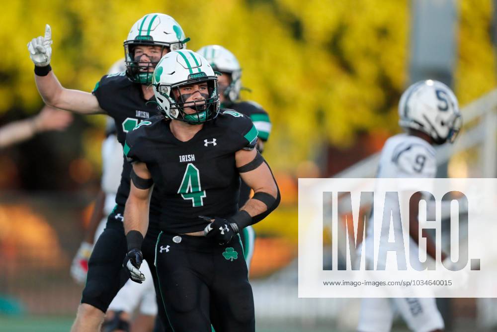 Syndication: The Oklahoman Jack Foster of Bishop McGuinness celebrates ...